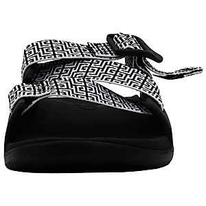 Chaco Women's Chillos Tangle Black Slide Sandal 8 M US