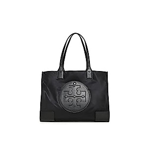Tory Burch Women's Ella Mini Tote, Black, One Size