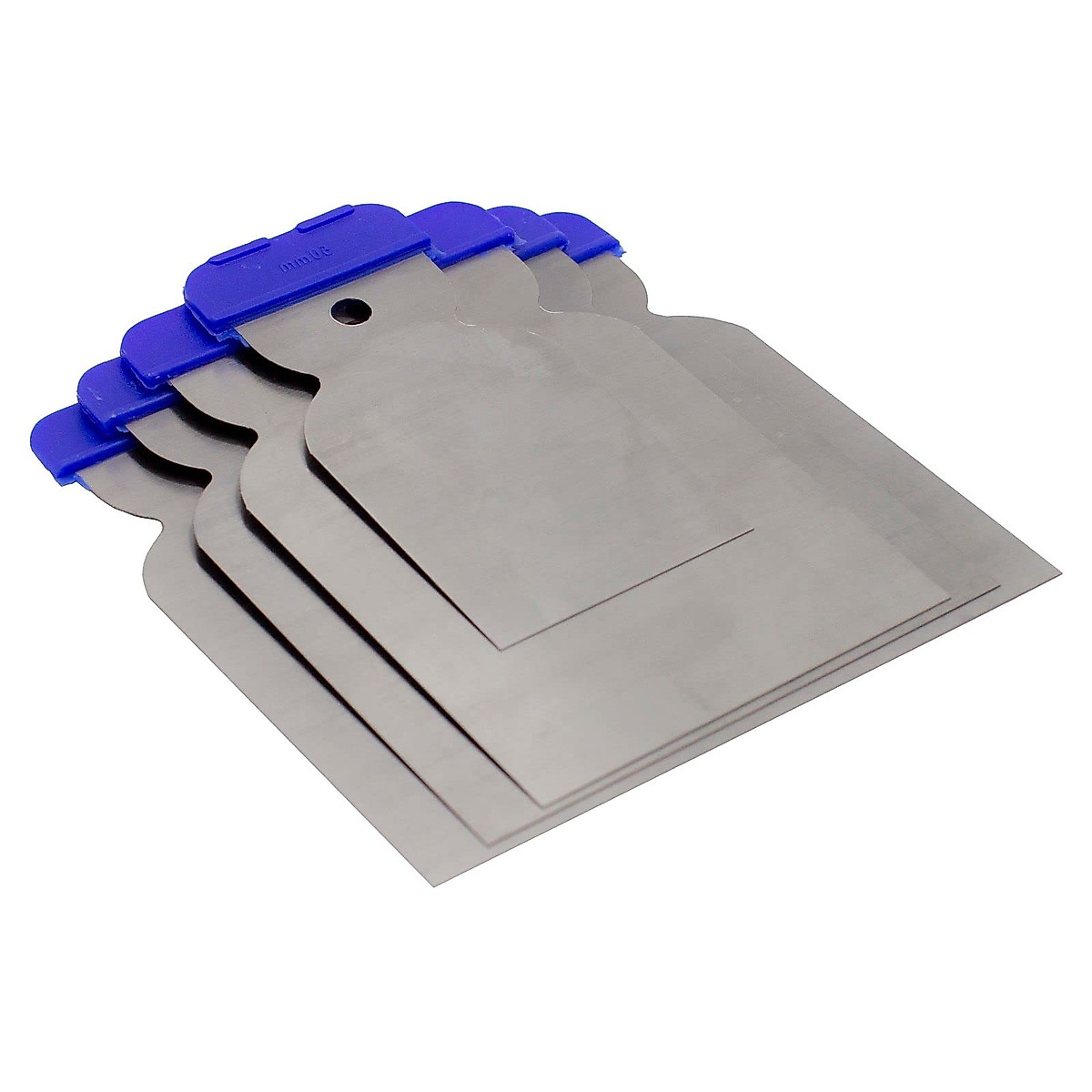 Colad 4-Piece Stainless Steel Japanese Spackle Putty Multipurpose Use Knives Metal Scraper 9100