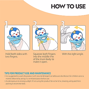 Bathroom Faucet Extender for Kids Sink Extender for Toddlers Faucet Extender Cute Penguin Faucet Extender for Toddlers Baby Kids Hand Wash Helper Bathroom Sink (1 Piece)