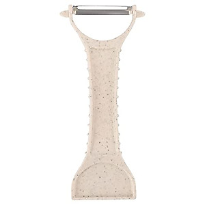 Fruit Peeler, Ergonomic Potato Peeling Tool Sharp Head for Kitchen (Beige)