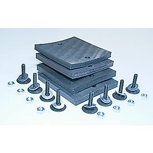 Auto Lift Parts - A1104 Replacement Pads for Challenger CL9 and CL10 Lifts - 6-PLY Ultra Heavy Duty Rubber Arm Pads - Set of 4