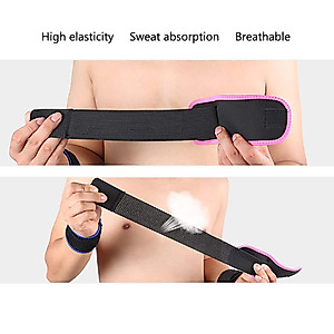 Wrist Brace, Compression Wrist Strap Support Wrist for Men & Women, Youth & Elderly, Boys& Girls, One Size Adjustable, Sports Wristband 1 PCS (Pink)