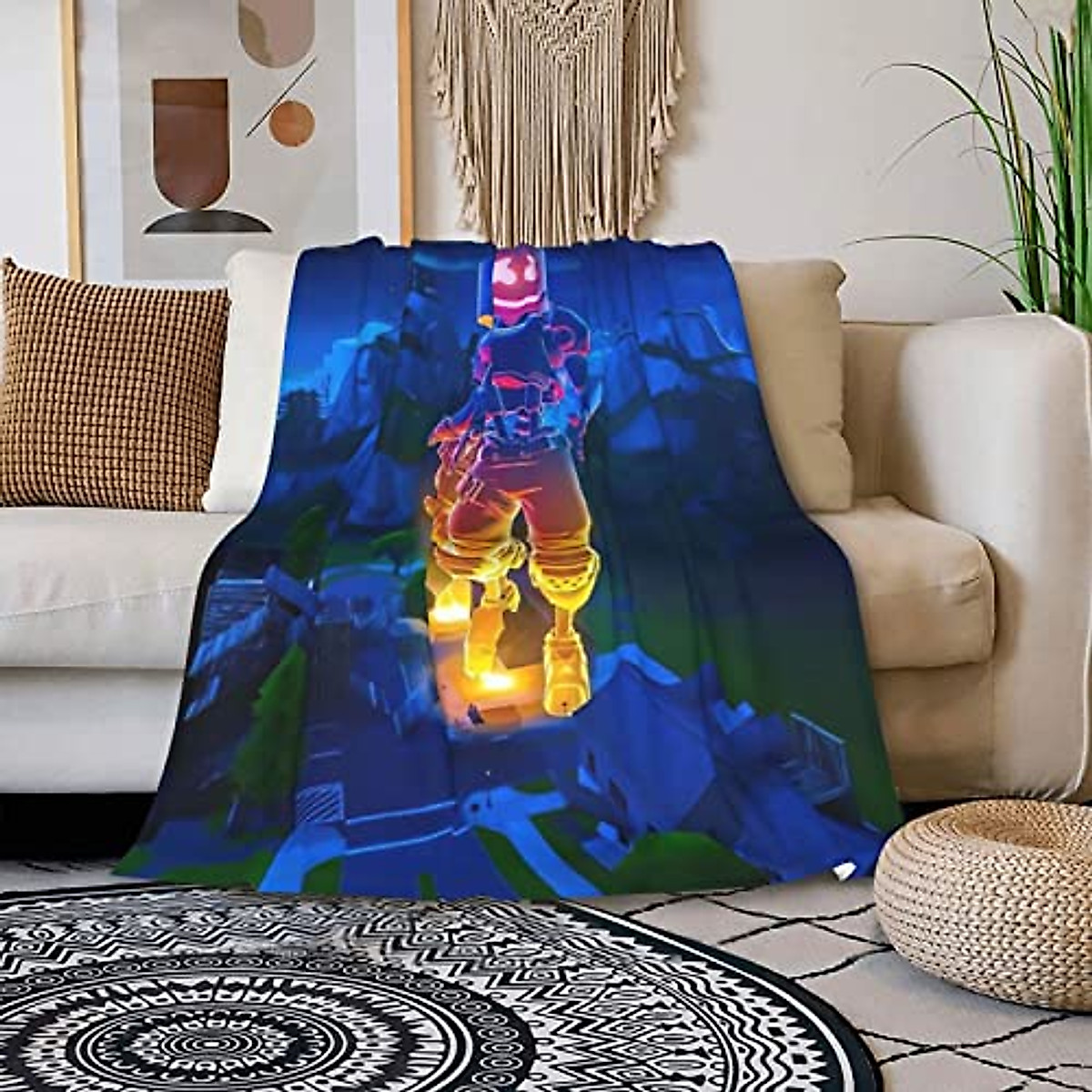 Unisex Game Blanket Soft Flannel Throw Blanket Great Gifts for Men Women Sofa Bed Living Room 50"X40"
