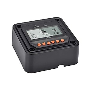 MT50 Remote Meter, Keenso Solar Controller Remote Meter LCD Display Remote Meter for TracerA BN Viewstar 10100A MPPT Solar Regulator