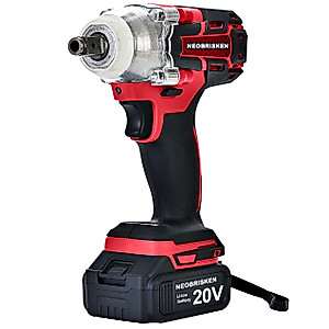 NEOBRISKEN 1/2'' Brushless Lithium Battery Impact Wrench Repair Room or Garage