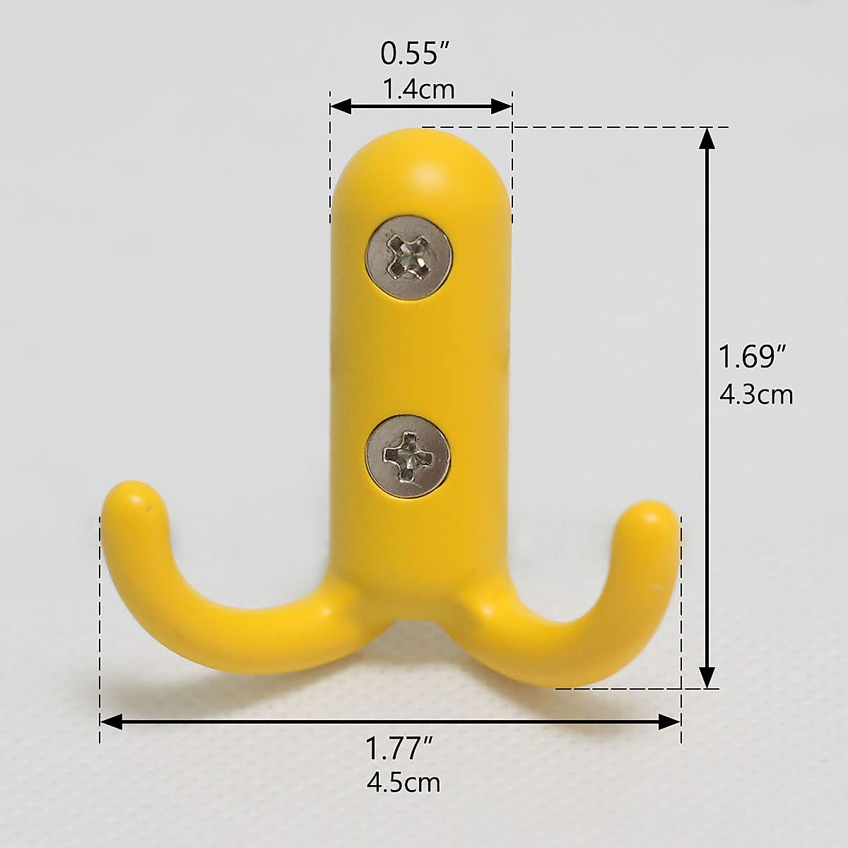 ImyHok Kids Coat Hook Colorful Wall Mount Cute Decorative Metal Closet Hooks for Hanging Towels Backpack Keys Decor Children's Room Nursery 8 Pack