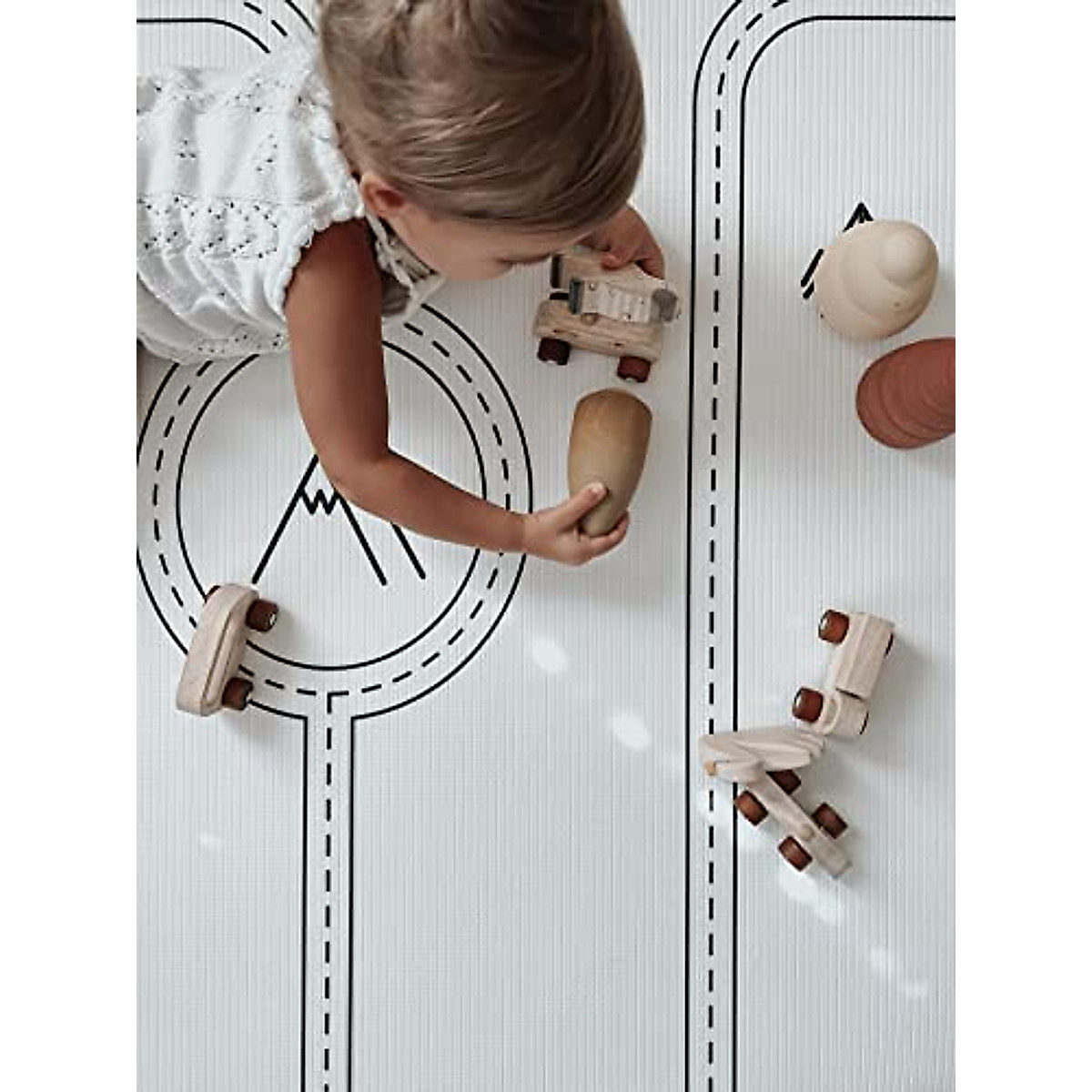Ofie mat by Little Bot, Baby Play mat (Stripe + Country Road Nordic)