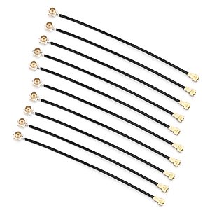 753 10Pcs IPEX4 MH4 Gen4 UFL Female to IPEX1 Cable, IPEX-4 IPEX MHF4 Gen4 UFL Female to IPEX-1 Connector for AX200/9260 8265