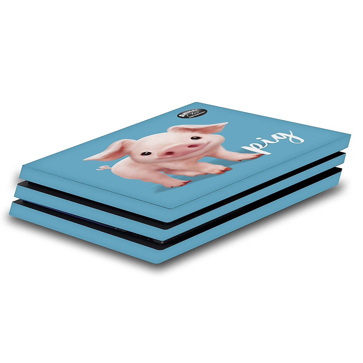 Head Case Designs Officially Licensed Animal Club International Pig Faces Matte Vinyl Sticker Gaming Skin Case Cover Compatible With Sony PlayStation 4 PS4 Pro Console