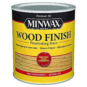 qt Minwax 70000 Natural Wood Finish Penetrating Oil-Based Wood Stain