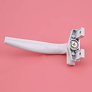 Guoshang Aluminum Alloy Window Handle Casement Locking Handle Right Left Hand Handle Replacement,White Right Handle