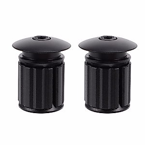 BESPORTBLE 2pcs Bicycle Handlebar Road Bike End Plugs Handle Bar Grip Plugs Handlebar Locking Caps Alloy Plug Expanding Adjustable Locking Plugs Handlebar Lock Plug Bike Repair Props