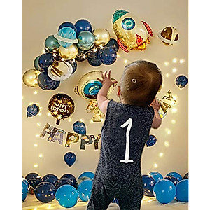 Viworld Wild One Romper Baby Boy 1st Birthday Button Solid Bodysuit One Piece Jumpsuit Outfits Clothes (Autumn & Winter Style, 12-18 Months)