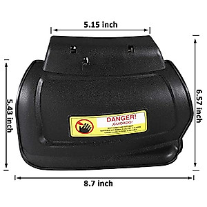 Haiouus 987-02516A Hinged Mulching Plug Kit - for Replacement Troy Bilt Mulch Plug, Compatible with MTD, Craftsman, Cub Cadet, Fits 21" Murray Push Mower and More, Comes with Spring, Pin and Hinge (1)