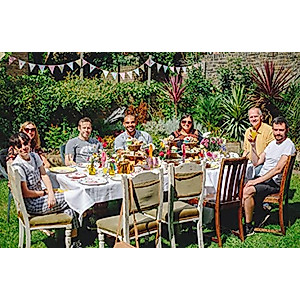 Talking Tables Truly Scrumptious Disposable Plates, 12 count, 6.5 inches for Tea Party or Birthday