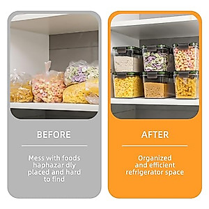 Santiccipa Pasta Containers Storage Airtight, Set of 4 (10.4L) Kitchen Storage Containers with Lids for Spaghetti, Crackers, Chips, Flour, and Noodles, Mouse-Proof Storage Containers