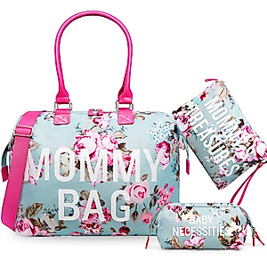 LitBear Diaper Bag Backpack, Mommy Bag for Hospital, Large Capacity Multifunction Nappy Bags,Hospital Bag for Labor and Delivery