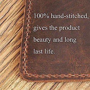 Genuine Leather 2021 Kindle Paperwhite 5 case / 2018 Kindle Paperwhite 4 case (Handmade & Can Not Auto Wake/Sleep) K01-4&5 - Brown