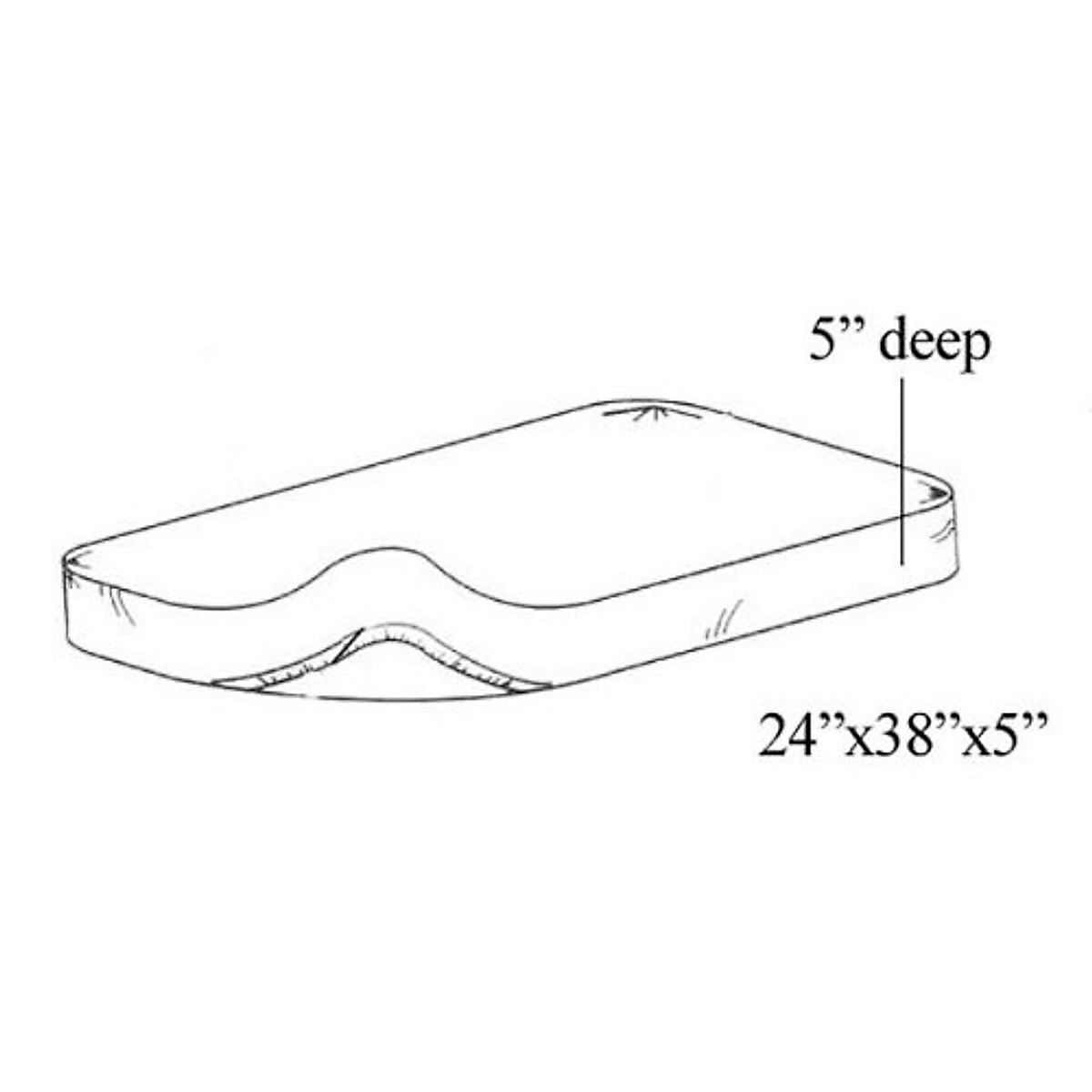 TL Care 100% Natural Cotton Percale Fitted Mini Crib Sheet, Gray Zig Zag, 24 x 38, Soft Breathable, for Boys and Girls