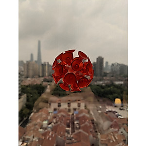 COVID Ball—Novelty Toy Suction Cup Ball and Packaging (2 Pack)