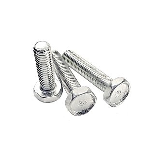 10 PCS Full Teeth Carbon Steel Plating White Zinc Outer Hexagonal Concave Head Bolt, for Mechanical Accessories Or Fasteners Etc.M12x150mm