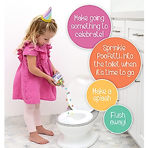 Poop Party Potty Training Kit - Adventure Book and Party Supplies to Help Toddlers Get Excited About Using the Toilet - 16 Piece Set - PrimaStella