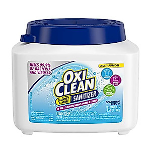 OxiClean Laundry & Home Sanitizer for Laundry, Kitchen, Bath, Carpet & Upholstery, 2.5 Lbs
