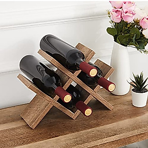 Vabches Wine Bar Cabinet for Liquor and Glasses, Farmhouse Coffee Cabinet, Home Living Room Dining Room, Sideboard Buffet with Storage Kitchen, 58 in(L) (Rustic Oak)