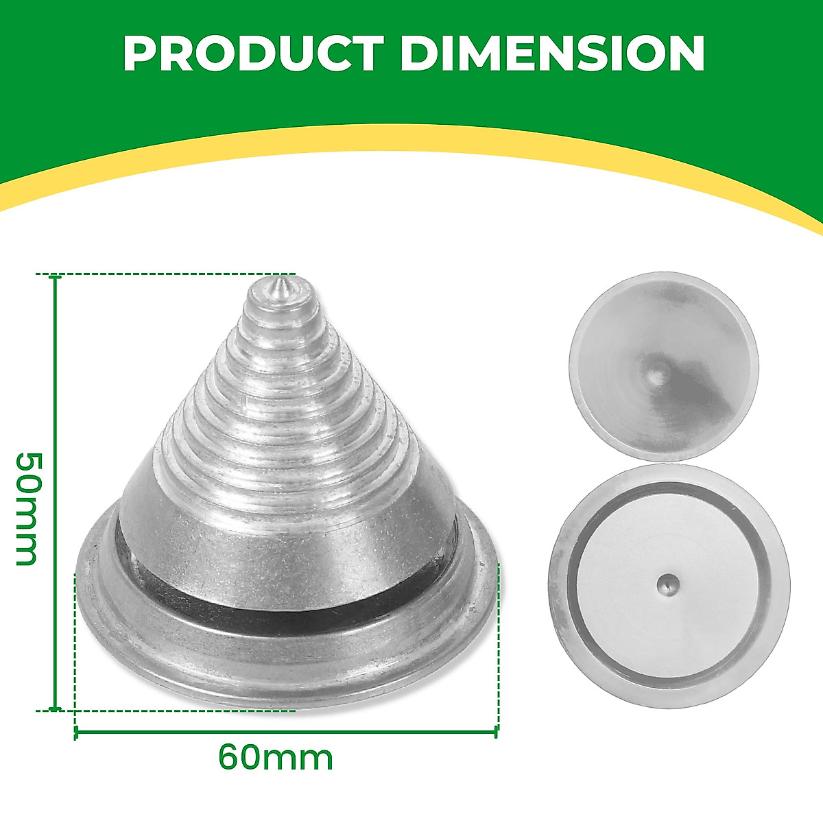 TonGass (2-Pack Metal Precision Blade Balancers for Lawn Mower Blade Sharpener Balances Blades After Sharpening Universal Design Lawn Mower Blade Balancer Lawnmower Accessories