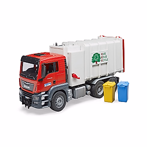 Bruder Man Tgs Side Loading Garbage Truck Vehicles-Toys