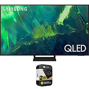 SAMSUNG QN75Q70AA 75 Inch QLED 4K UHD Smart TV (Renewed) Bundle with Premium 2 YR CPS Enhanced Protection Pack