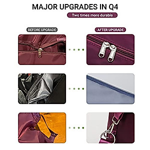 TOOSEA Large Capacity Expandable Travel Duffle Bag Dry Wet Separation for Women Carry On, Weekender Overnight Gym Tote Bag with Luggage Sleeve, Personal Item Bag