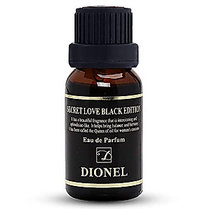 Dionel Secret Love Black Edition, perfumes for women, inner perfume oil, Romantic Floral Scent in Reminiscence, 15ml/0.51fl.oz