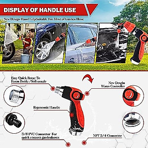 52Pcs Car Wash Cleaning Kit with Foam Gun, Car Detailing Brushes & Microfiber Wash Mitts for Car Cleaning Supplies, Adjustable Hose Wash Sprayer and Complete Interior Exterior Car Detailing Set