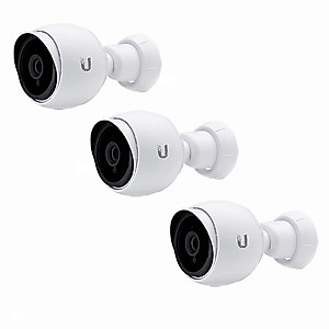 UniFi UVC-G3-PRO 1080p Outdoor Weatherproof IP Camera with 3X Optical Zoom (3-Pack)