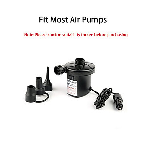 Helonge Air Pump Replacement Nozzles, 3 Pack Inflatable Pump Nozzles Head, Air Pump Inflator Adaptor Accessory for Partial Air Bed, Air Mattress etc