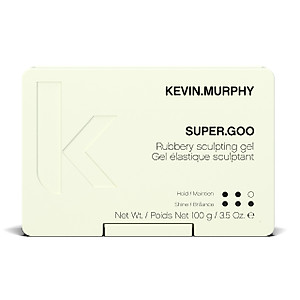KEVIN.MURPHY SUPER.GOO - Sculpting Rubbery Gel - For All Hair Types - Curl Enhancer - Natural Finish & Firm Hold Hair Gel - Water Soluble - Paraben Free - 100 g / 3.5 oz