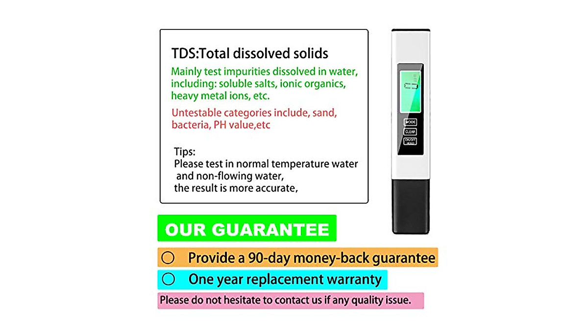 Accurate TDS Meter for Reliable Water Testing