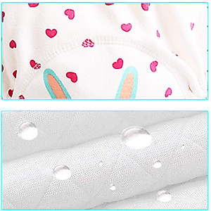 6 Pack Potty Training Pants for Boys Girls, Learning Designs Training Underwear Pants(2-3T)
