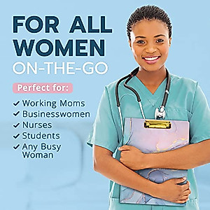 Blue Clipboard Folio with Daily Planner To Do List Notepad, Cute Clipboard Folder, Office Gift for Women, Teal Marble Clipfolio, Pastel Aesthetic Notebook, Clipboard Padfolio with Pocket