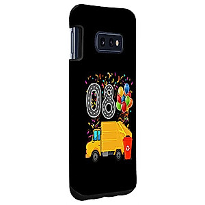 Galaxy S10e Happy O8 Birthday Rear Loader Garbage Truck Case