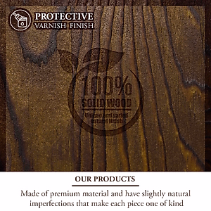 MyGift 2 Tier Rustic Burnt Solid Wood Stackable Modular Vanity Storage Organizer Trays, Decorative Bathroom Countertop Makeup Cosmetic Box, 2 Piece Set