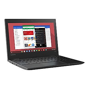 Lenovo 100e Chromebook (2nd Gen) MTK 81QB Business Laptop, 11.6" HD Display, MediaTek MT8173C Quad-core 2.1GHz 4GB RAM 16GB eMMC, PowerVR GX6250, Bluetooth SD Card Reader Google Chrome OS