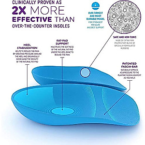 Heel That Pain Plantar Fasciitis Insoles, Medium (W 6.5-10, M 5-8) & Heel That Pain Plantar Fasciitis Ice Pack and Heat Therapy Slippers, One Size Fits All