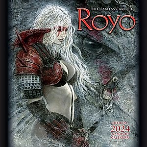 The Fantasy Art of Royo 2024 Wall Calendar, 16-Month Fantasy Calendar, 12" x 12"