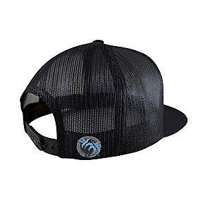 Low Tide Trucker Classic Snapback Trucker Baseball Hat Black/Black
