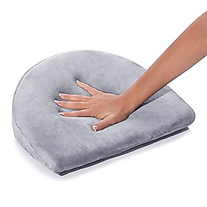 OCCObaby Pregnancy Wedge Pillow for Sleeping | Small Wedge Pillow for Travel for Back Support | Wedge Pillow for Side Sleeping | Belly Wedge Pillow