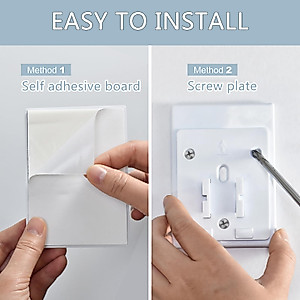 Cup Dispenser, Wall Mount Water Cooler Cup Dispenser fits 4-7 oz Disposable Paper and Plastic Cups, Pull Type Cup Holder for Bathroom, Office, Break Room, Gym, White