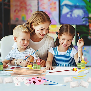 YoHold Magic Wand Making Kit, Wizard DIY Craft Painting Set,DIY Wand Making,Lightning Bolt Tattoo for Halloween Supplies,Kids Gift,Cosplay/Birthday Party Decor,School Student Activities-67pcs in All